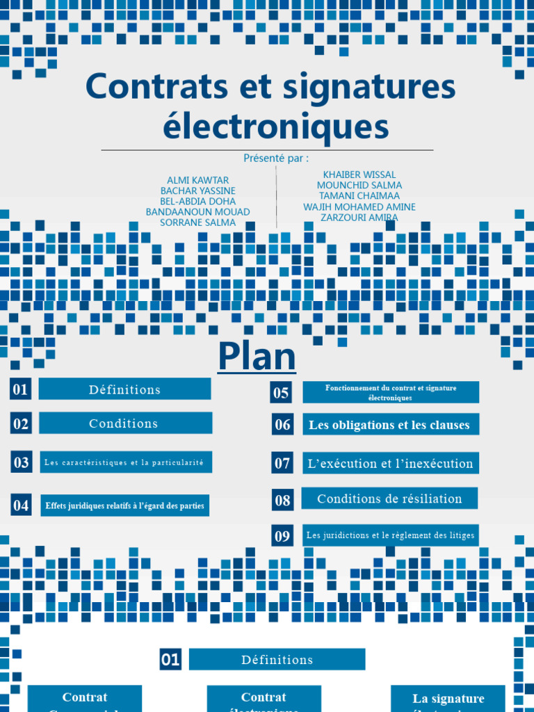 Contrats et signatures électroniques au Maroc | PDF | Médiation | Sodles