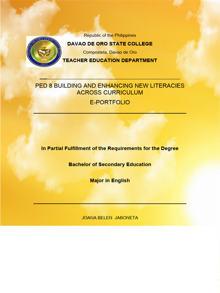 JABONETA - PED 8 - LOTW - Midterm - E-Portfolio | PDF | Social Media | Popular Culture & Media ...