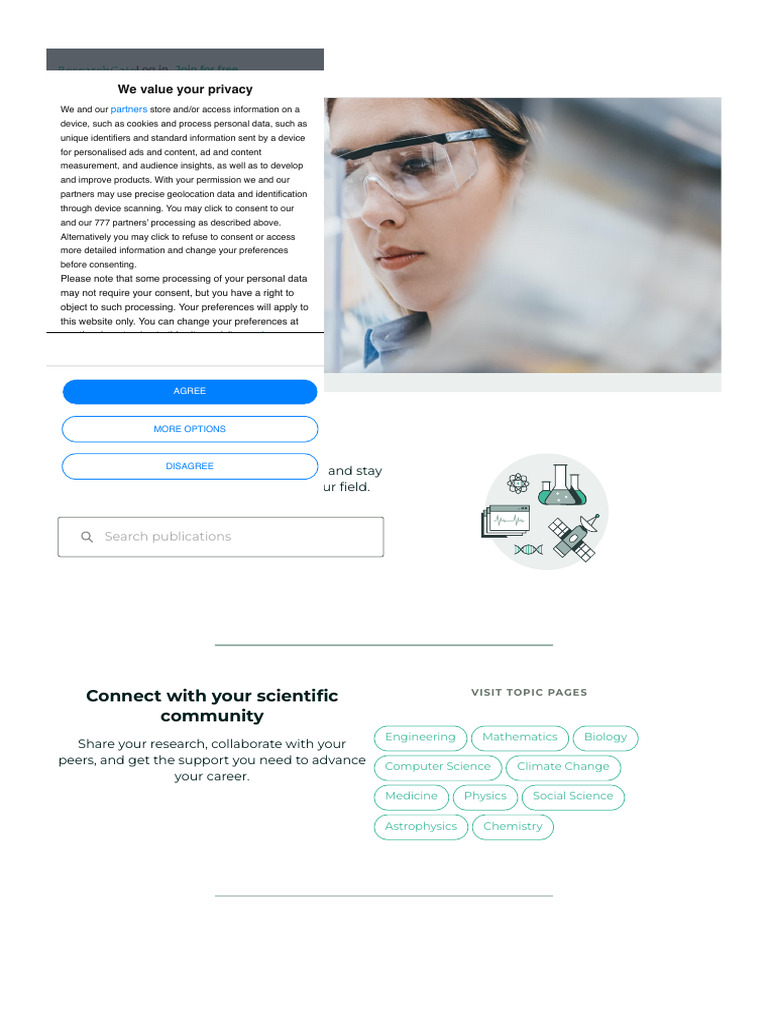 ResearchGate - Find and Share Research | Download Free PDF | Science | Privacy