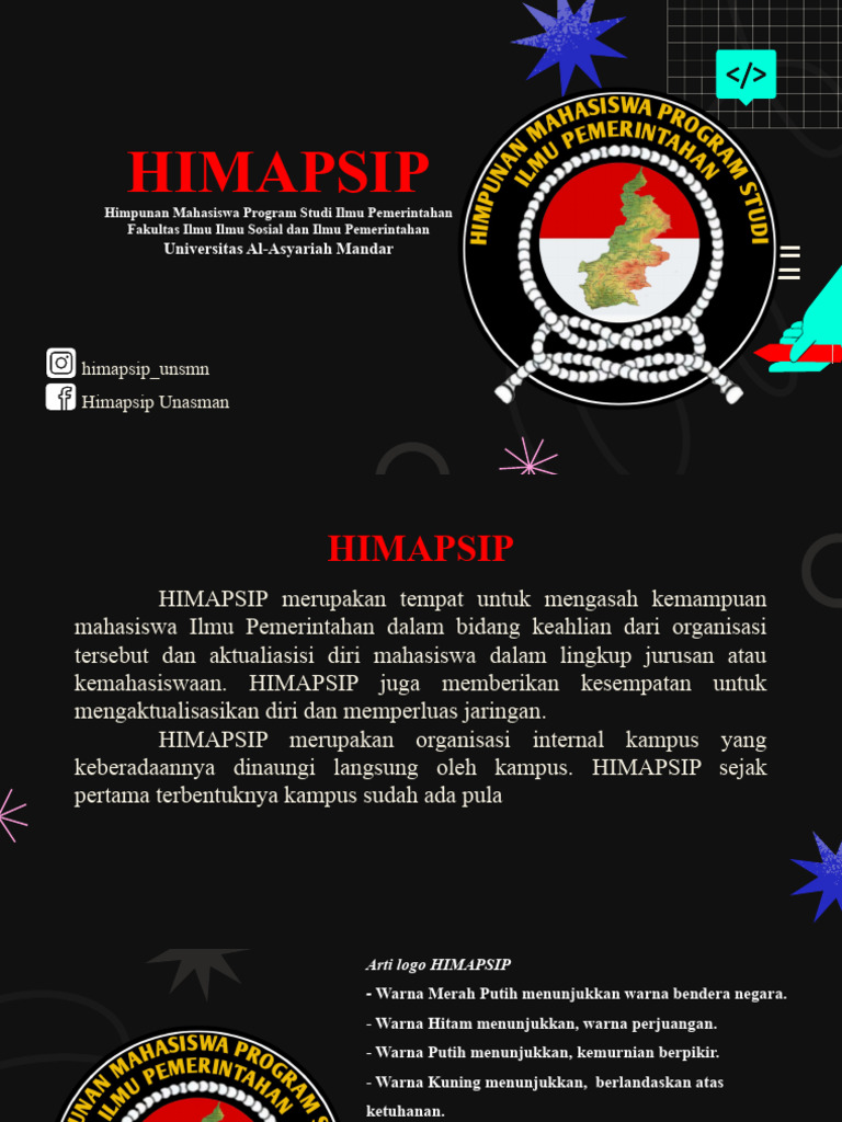 Logo dan Sejarah HIMAPSIP Unasman | PDF | Ilmu Sosial | Pengembangan Diri