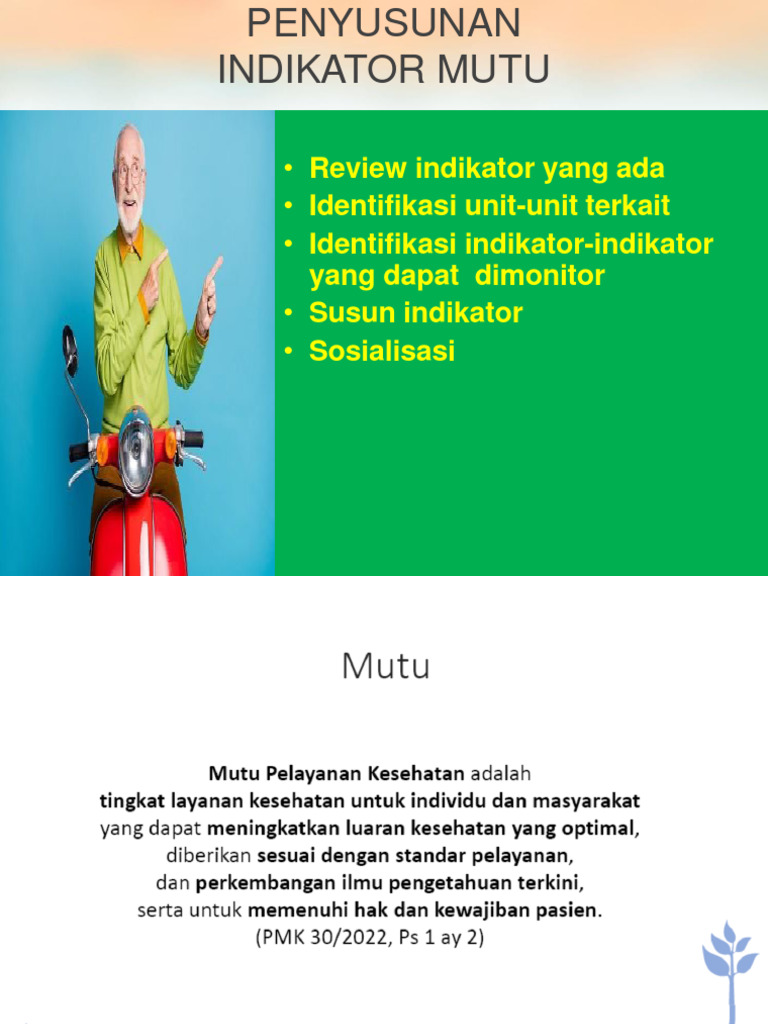 Penyusunan Profil Indikator Mutu | PDF | Bisnis