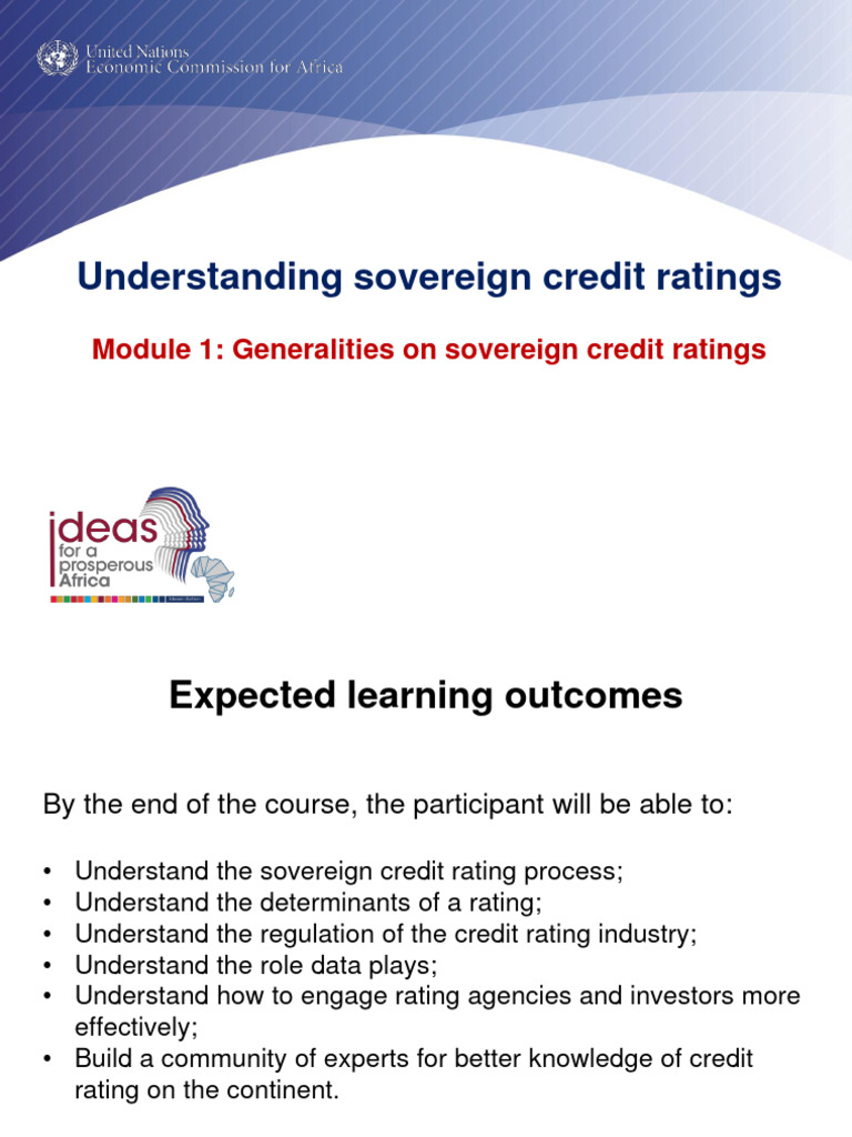Understanding Sovereign Credit Ratings - Module 1 v2 | Download Free ...