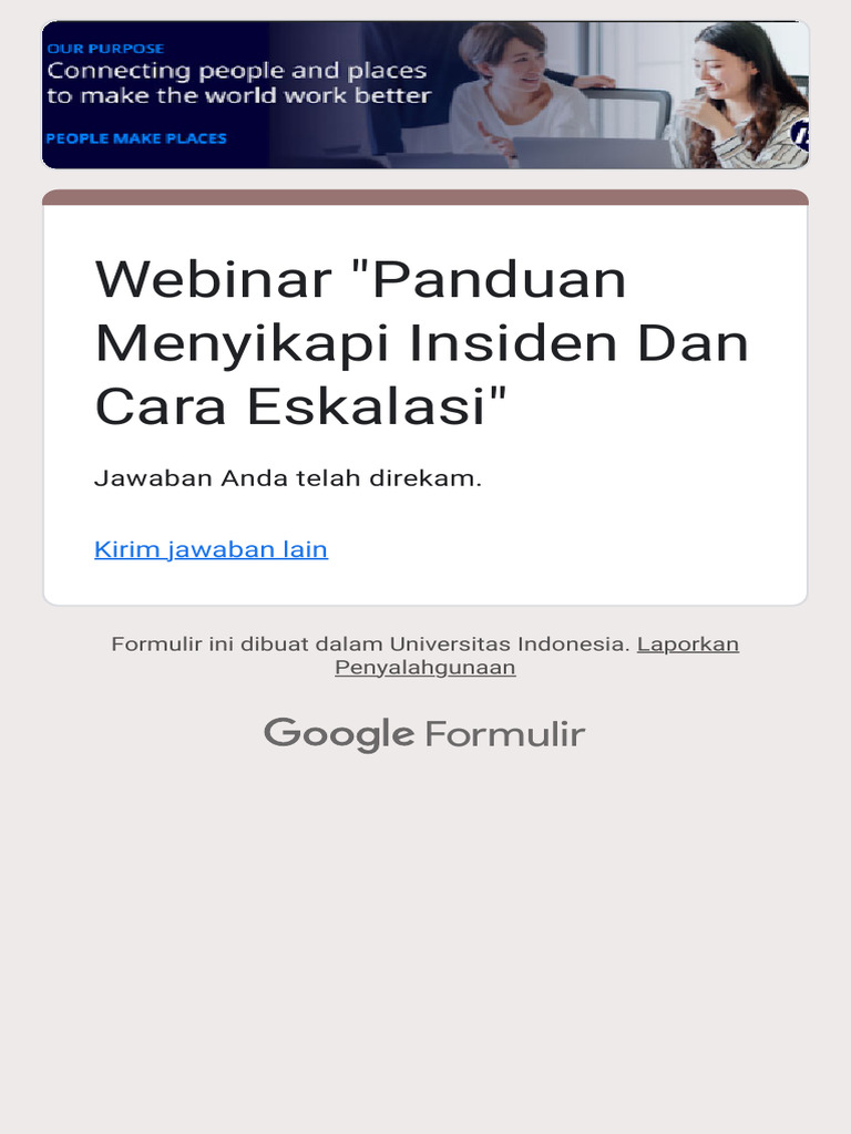 Webinar Panduan Menyikapi Insiden Dan Cara Eskalasi | PDF