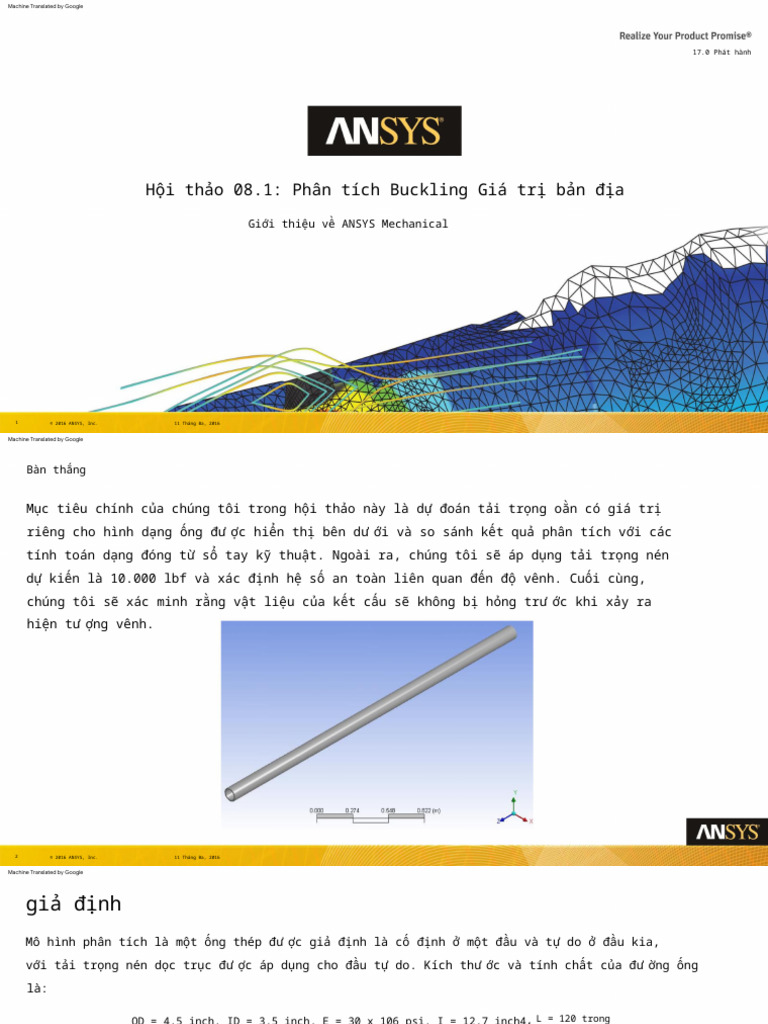 Mechanical_Intro_17.0_WS08.1_Eigenvalue_Buckling | PDF
