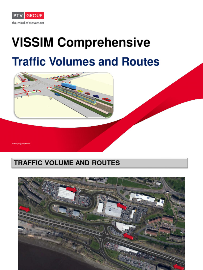 Vissim Training - 6. Traffic Volumes and Routes | PDF | Routing | Computing