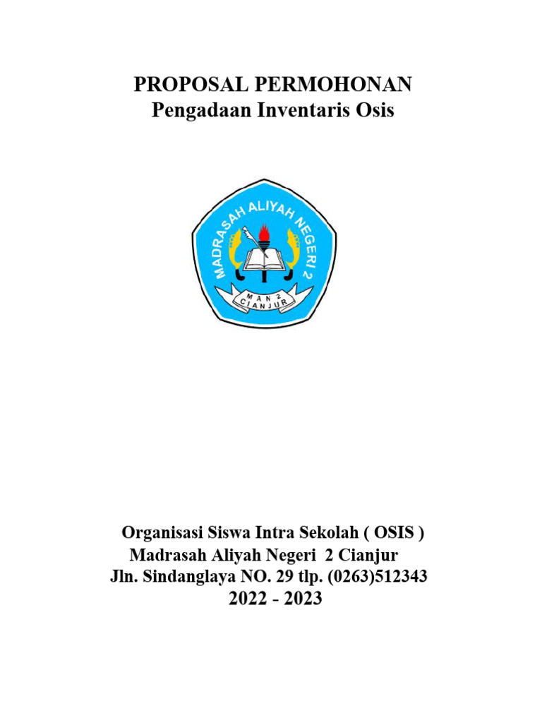 Proposan Inventaris Osis | PDF