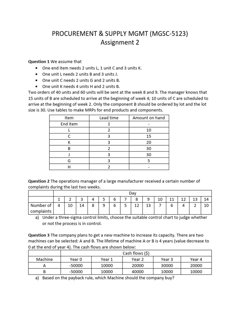Assignment 2 | PDF