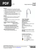 Jaquar ALD-CHR-573 Health Faucet Details | PDF