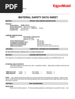 Mobil DTE Oil Light Safety Data Sheet | PDF | Occupational Safety And ...