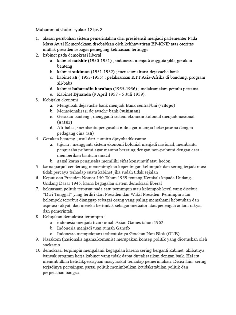 Muhammad Shobri Syukur 12 Ips 2 Sejarah | PDF