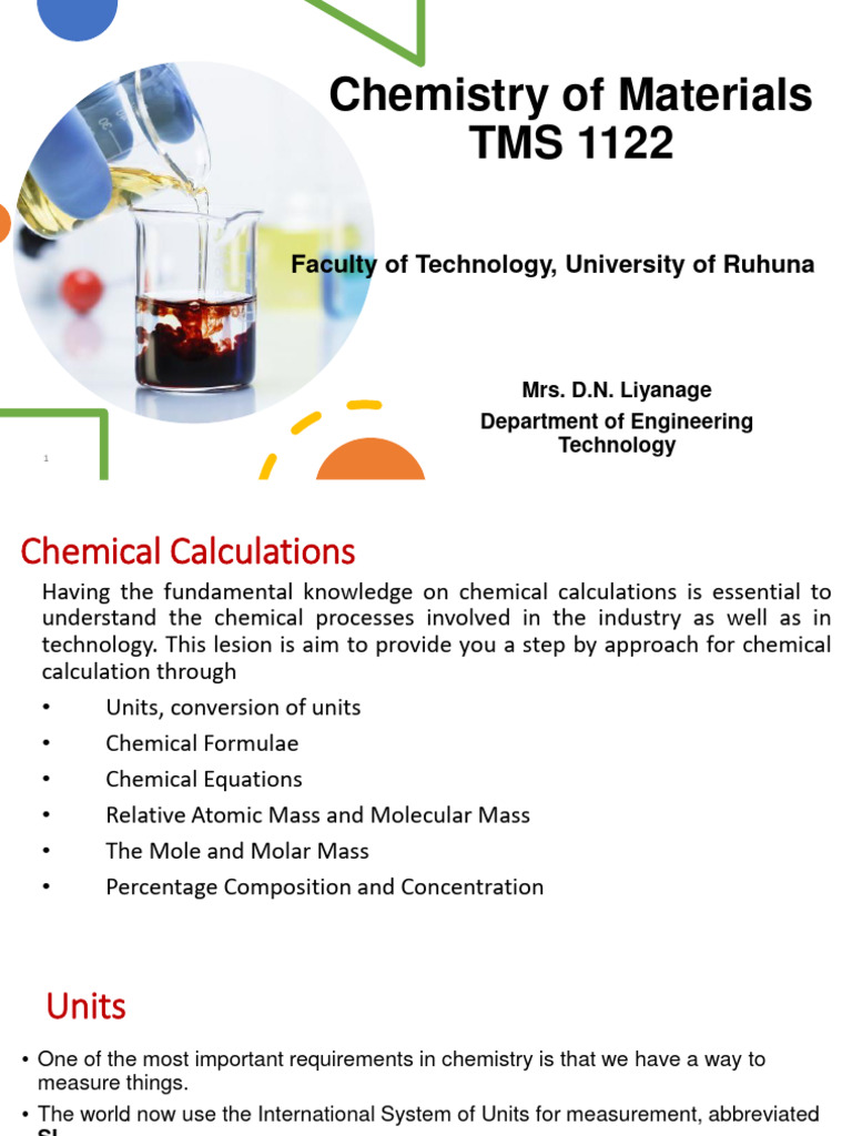 Essential Chemical Calculations Guide | PDF | Technology & Engineering
