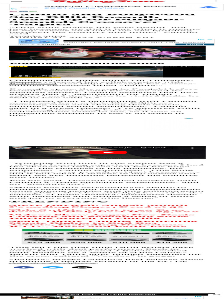 Camilo and Diljit Dosanjh Team Up For Punjabi-Spa | PDF