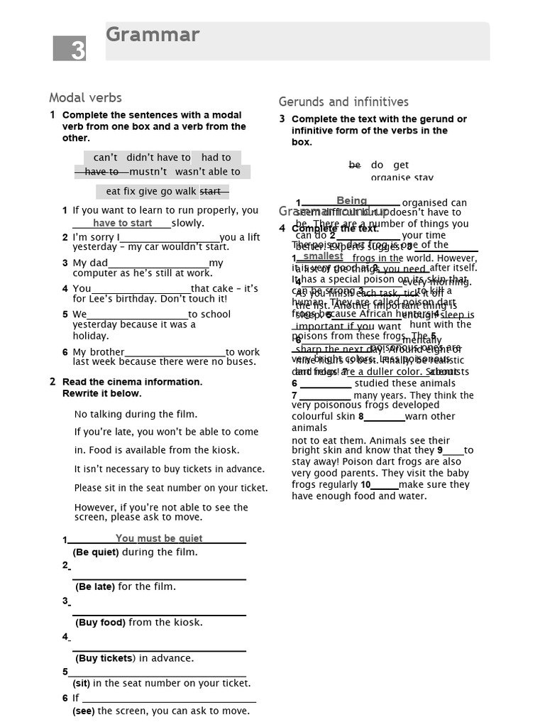 L3 B1 U3 Grammar Higher | PDF | Syntax | Semantic Units