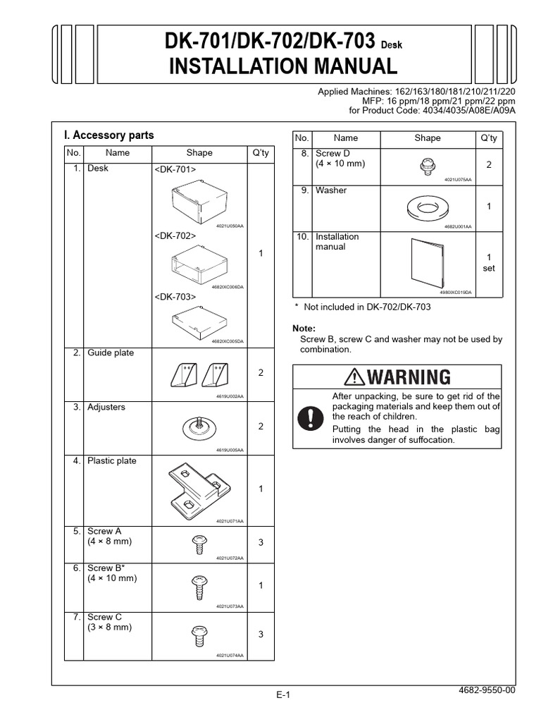 DK-701 702 703 Im | PDF