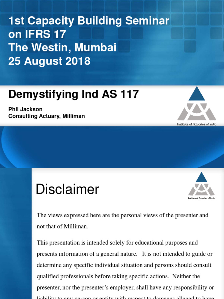Demystifying IFRS 17 - Philip Jackson | PDF | Insurance | Equity (Finance)