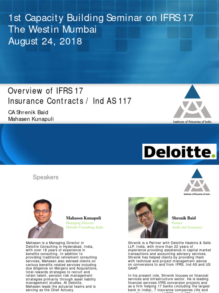 Demystifying IFRS 17 Mahasen Kunapuli & ShrenikBaid | PDF | Insurance | Reinsurance