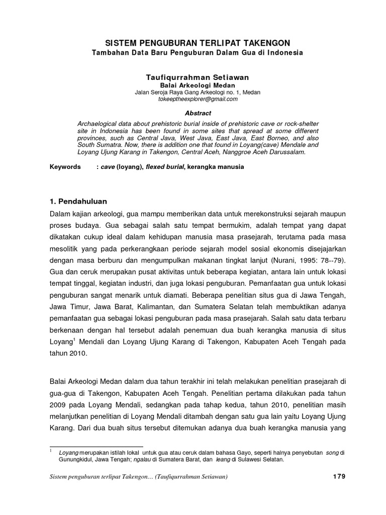 Penguburan Tertutup di Takengon Aceh | PDF | Seni | Sains & Matematika