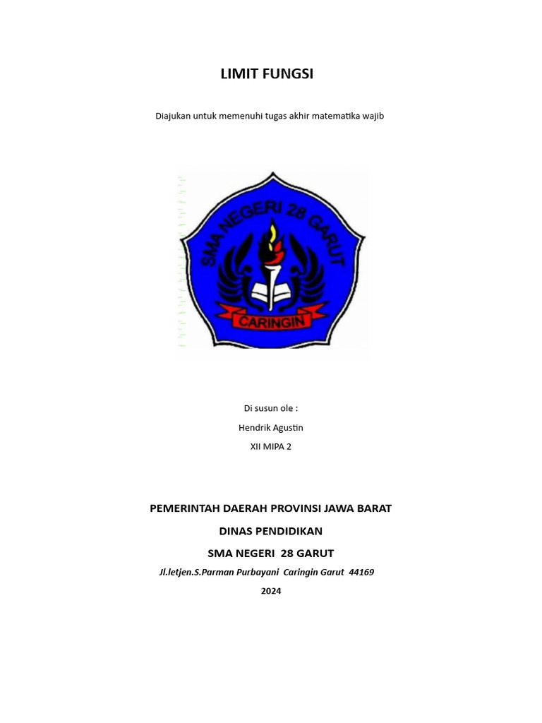 Limit Fungsi: Konsep dan Teorema | PDF