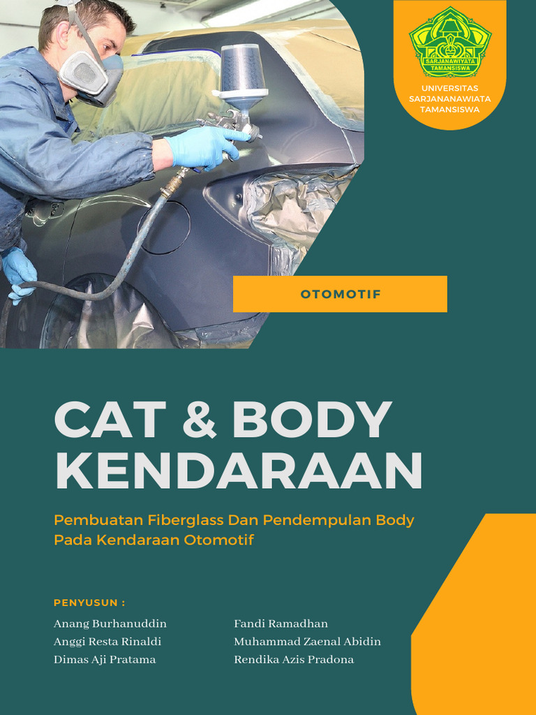 Modul Cat Dan Body Kendaraan Kelompok 4 - Fiberglass Dan Pendempulan | PDF