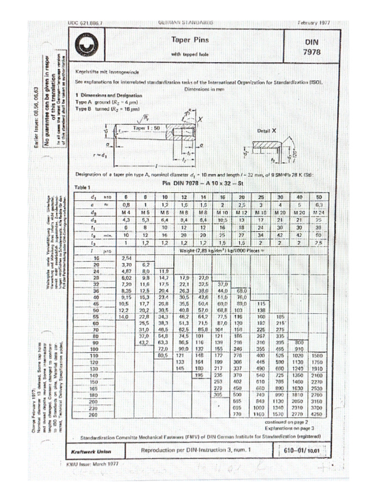 DIN7978 | PDF
