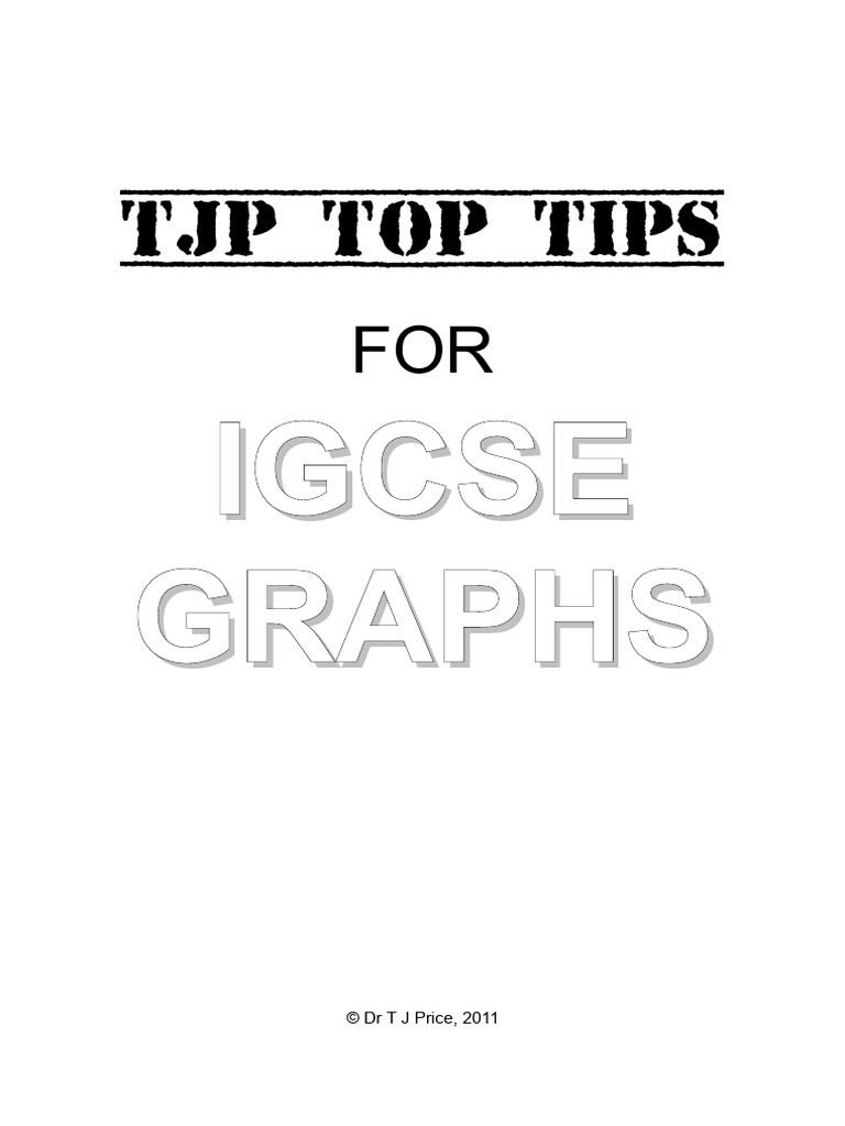 IGCSE Graphs | PDF | Slope | Cartesian Coordinate System
