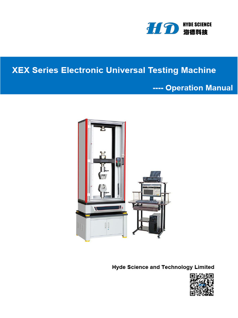 100kN UTM Manual | PDF