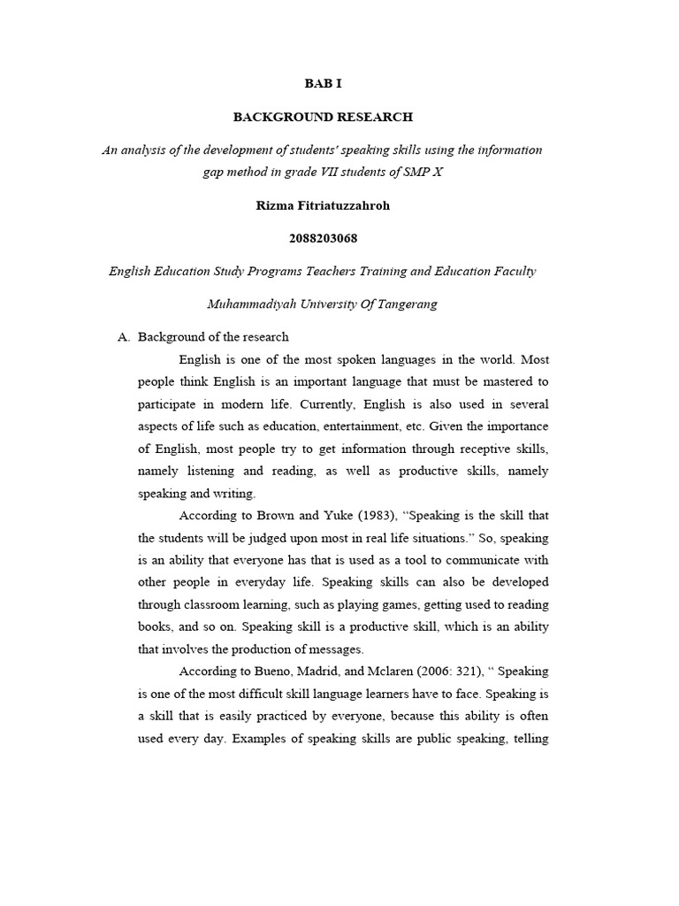 Rizma Fitriatuzzahroh-UTS SCIENTIFIC WRITING | PDF | Learning | English Language