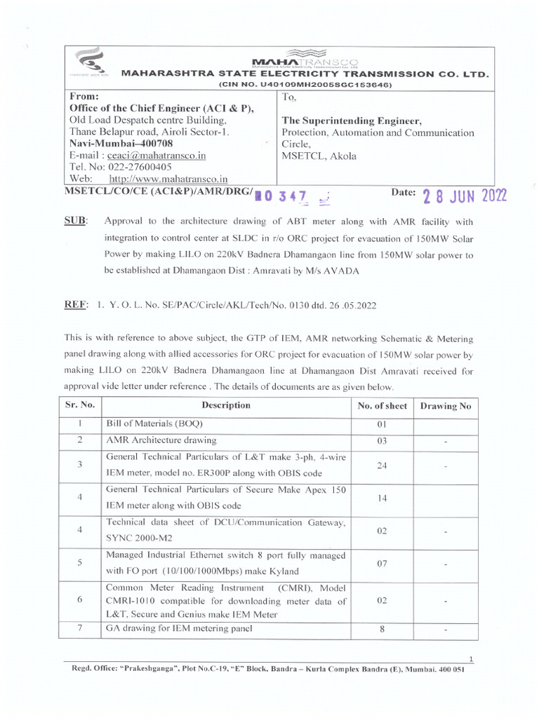 347 - Approval of AMR Scheme - Dhamangaon | PDF