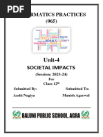 Class XII IP Notes Societal Impacts | PDF | Electronic Waste | Security ...