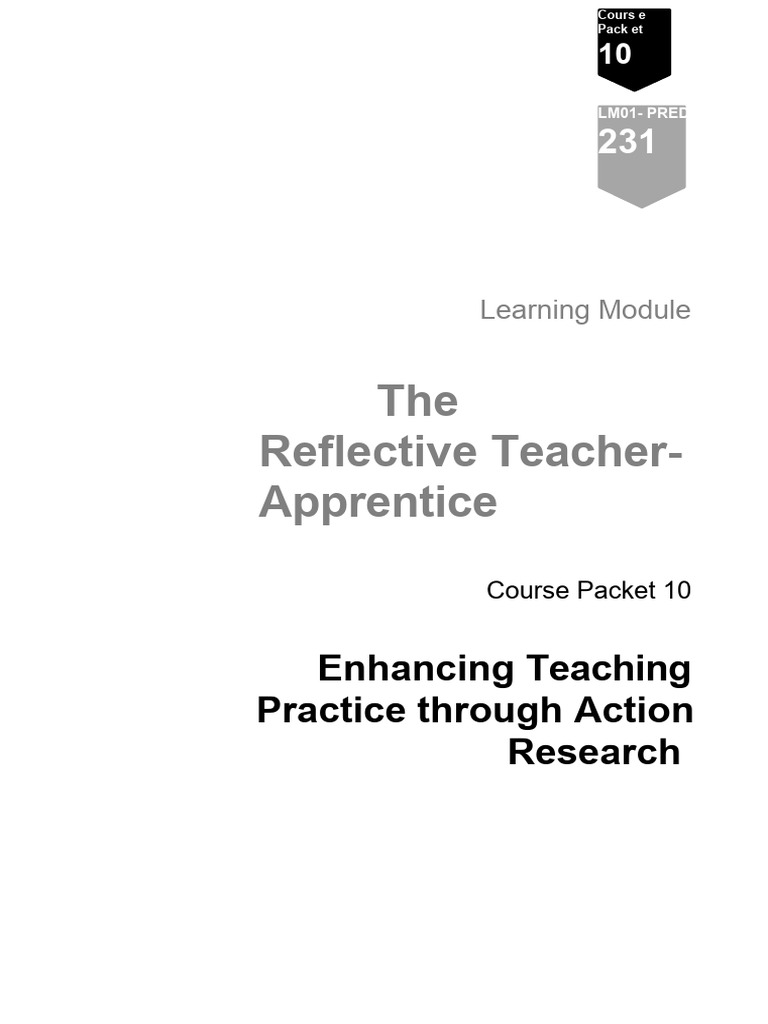 III ACTION RESEARCH FS2-Module-CP10 | PDF | Reading Comprehension | Teachers
