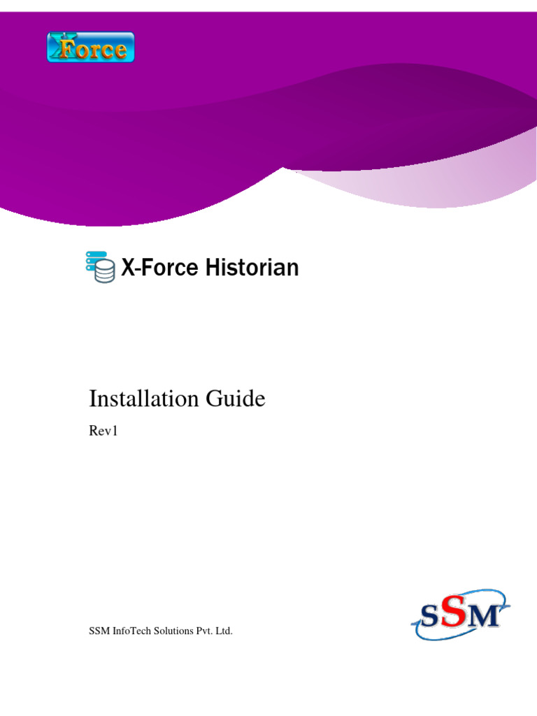 X-Force Historian Installation Manual Rev0 | PDF | Microsoft Sql Server | Internet Information ...