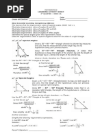 Trigonometric Ratios Lesson Plan for 9th Grade | PDF | Trigonometric ...