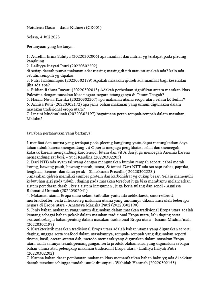 Notulensi DDK CR001 - 3 | PDF