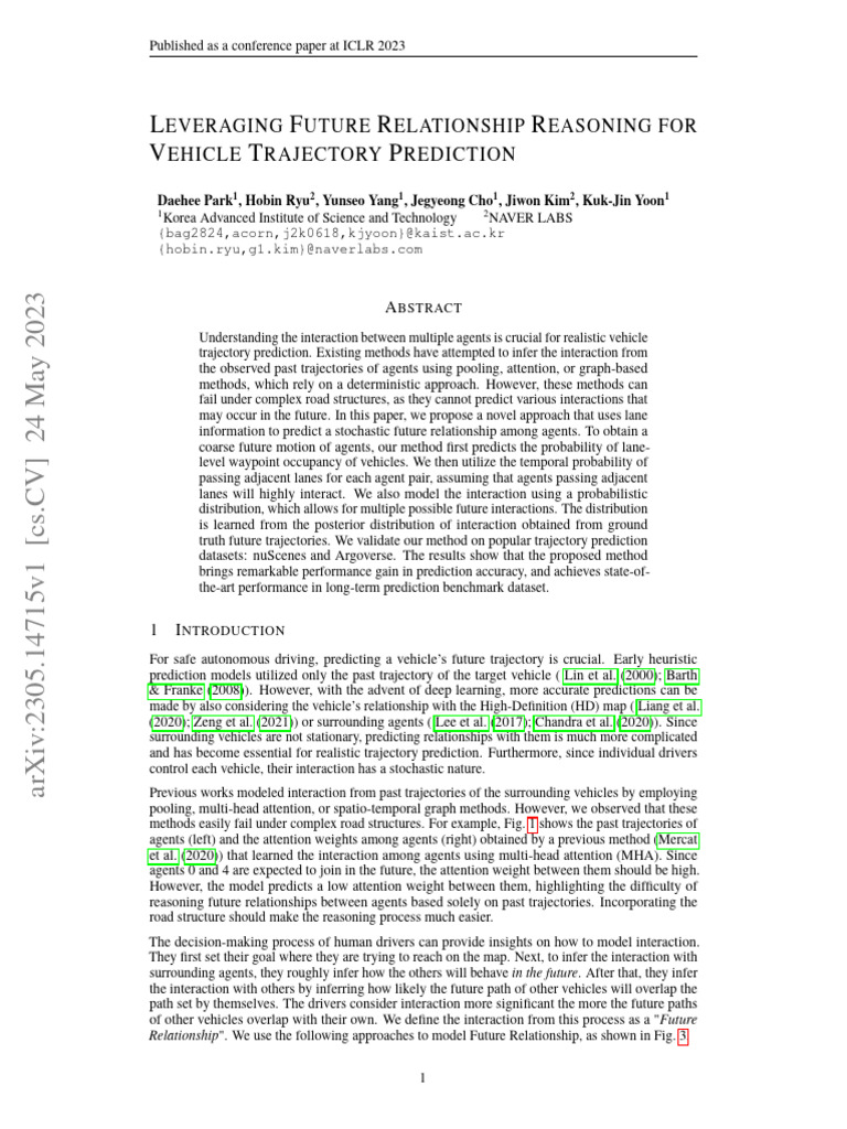 Future Relationship Reasoning in Trajectory Prediction | PDF ...