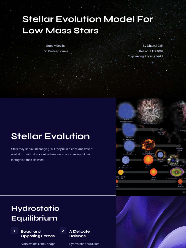 Stellar Evolution of Stars | PDF