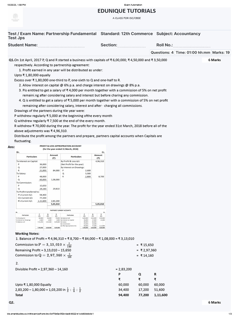Fundamental Jps Ms | PDF | Partnership | Economies