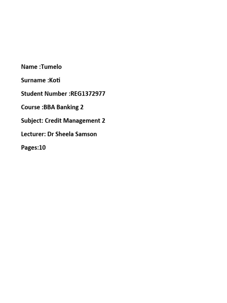 BBA Banking CM 2 Assign | PDF | Career & Growth | Business