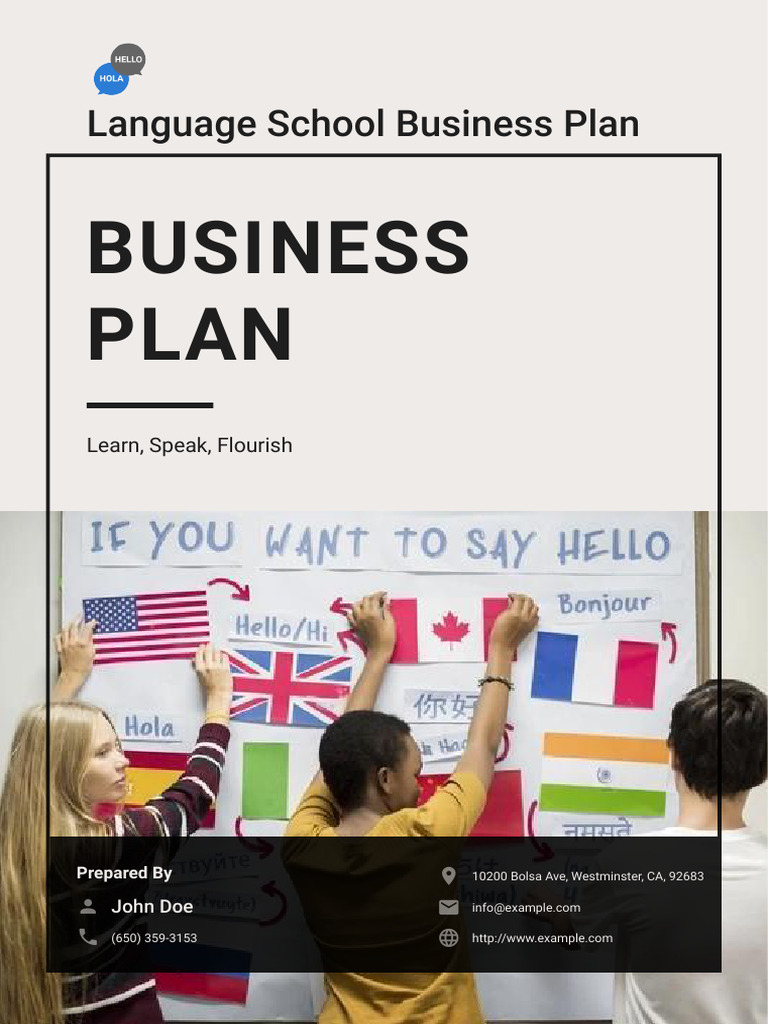 Language School Business Plan | PDF Language School Business Plan | PDF
