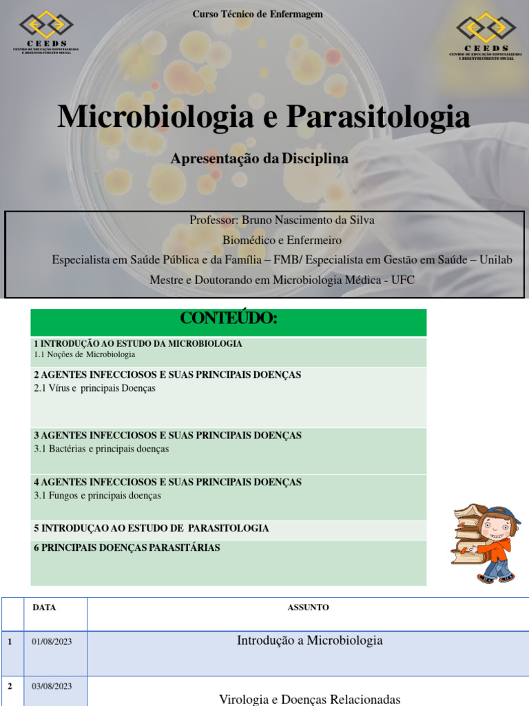 1 Introdução Ao Estudo Da Microbiologia | PDF | Organismos | Microrganismo
