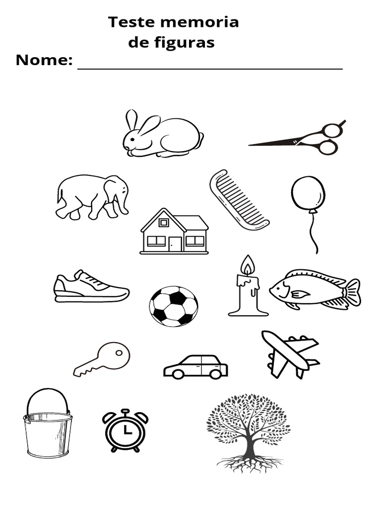 Teste Memoria de Figuras | PDF