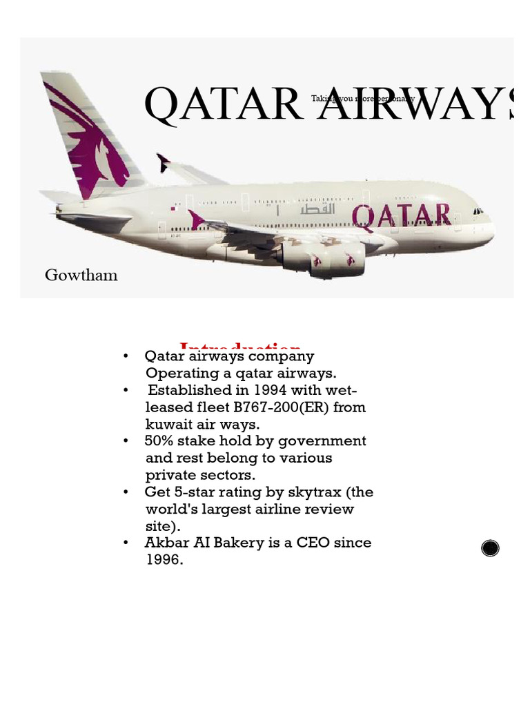 Qatar Airways | PDF | Aviation | Civil Aviation