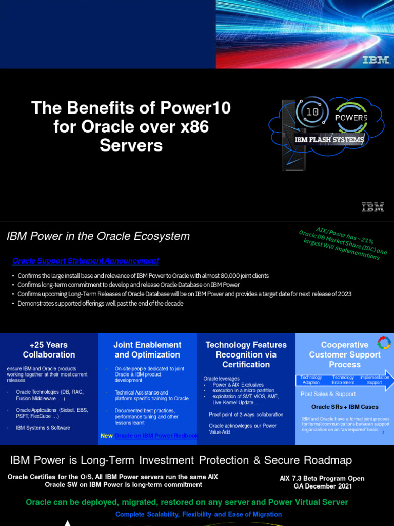 4 - Avantages de Power Vs x86 Pour Oracle | PDF | Oracle Corporation ...