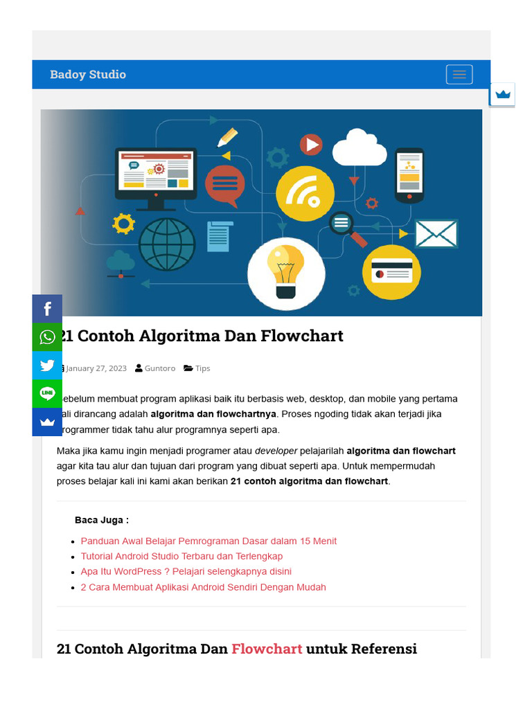 Bahan Algo + Flowchart | PDF