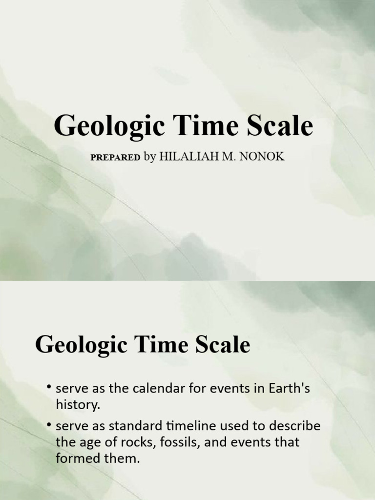 Geologic Time Scale | PDF | Social Science | Science & Mathematics