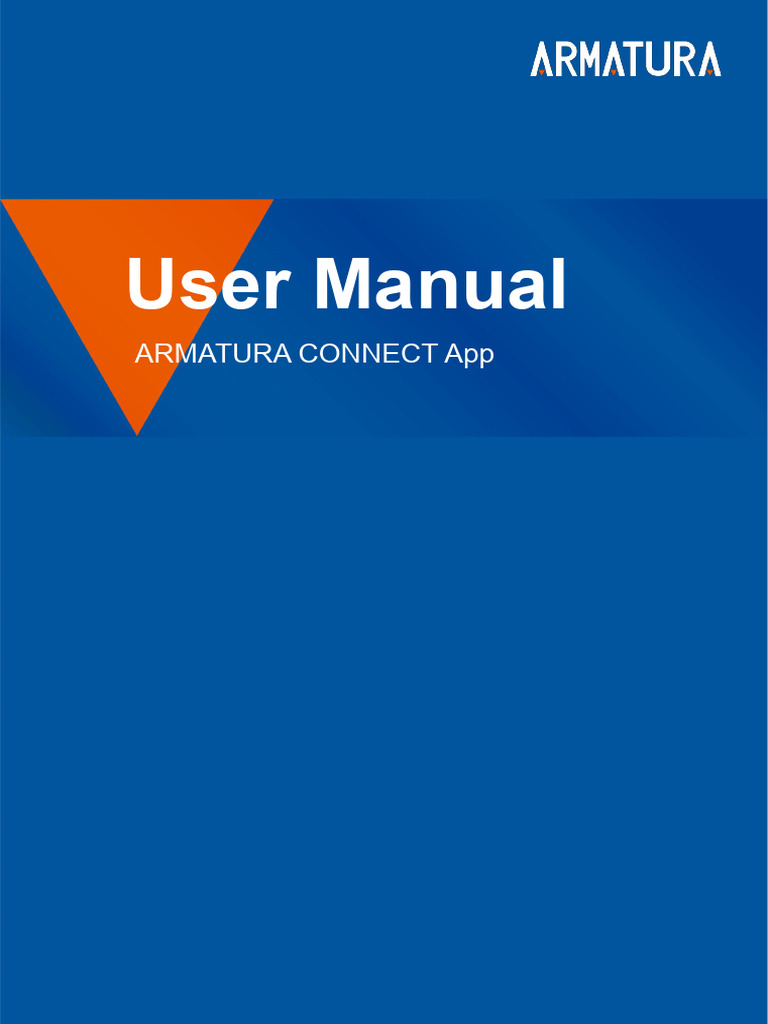ARMATURA - Armatura CONNECT UM - EN v1.3 | PDF | Mobile App | Login