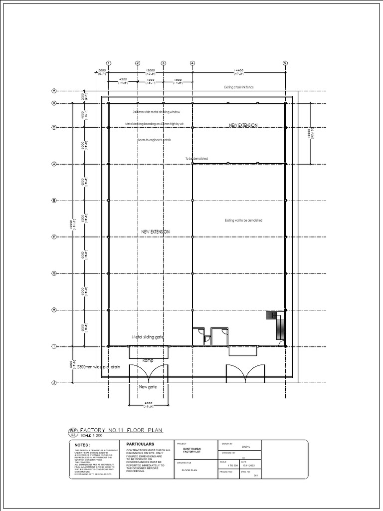Bukit Rambai Factory Layout Plan R2 Pdf Buildings And Structures Civil Engineering