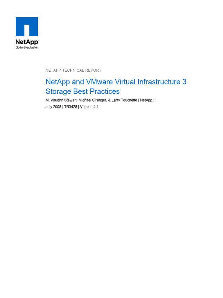 NetApp TR 3428 | PDF | Computers