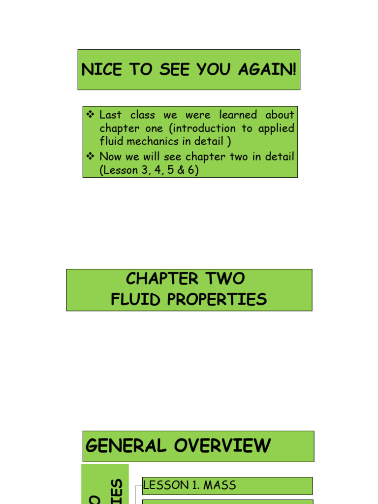 2applied Fluid Mechanics Chapter 2 Second Part Pdf Viscosity