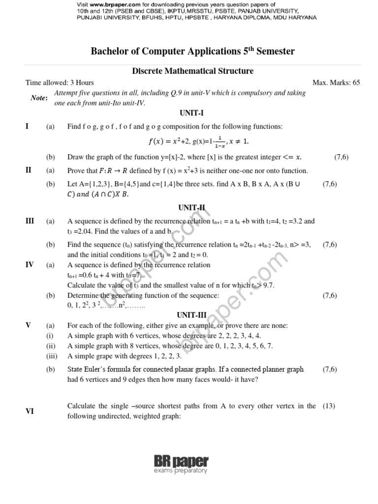 DMS(5th)Dec2019 | PDF | Mathematical Relations | Theoretical Computer Science