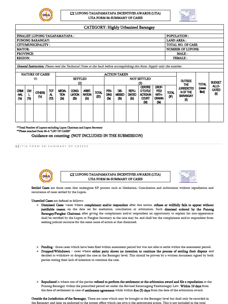 Ltia Report Template | PDF | Mediation | Arbitration